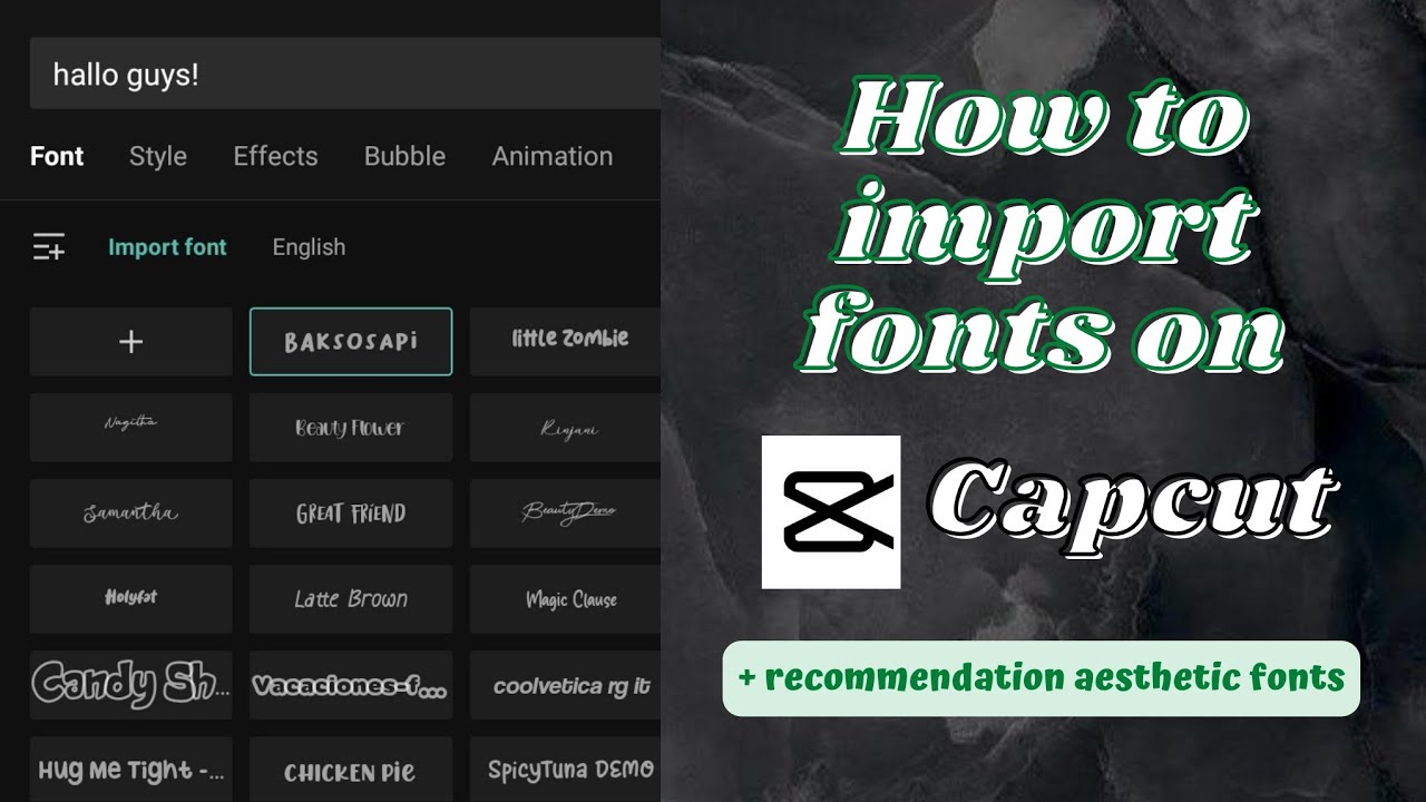 CapCut Fonts Guide: How to Choose the Perfect Text Style - CapCut Templates